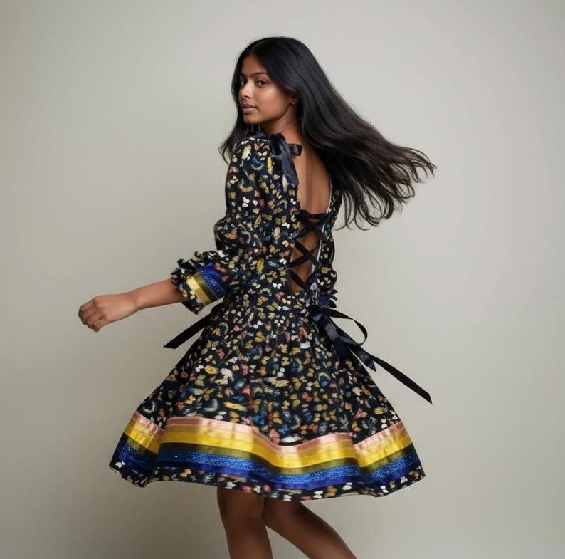 Native American Formal Prom, Graduation, Homecoming Ribbon Dress - Etsy
