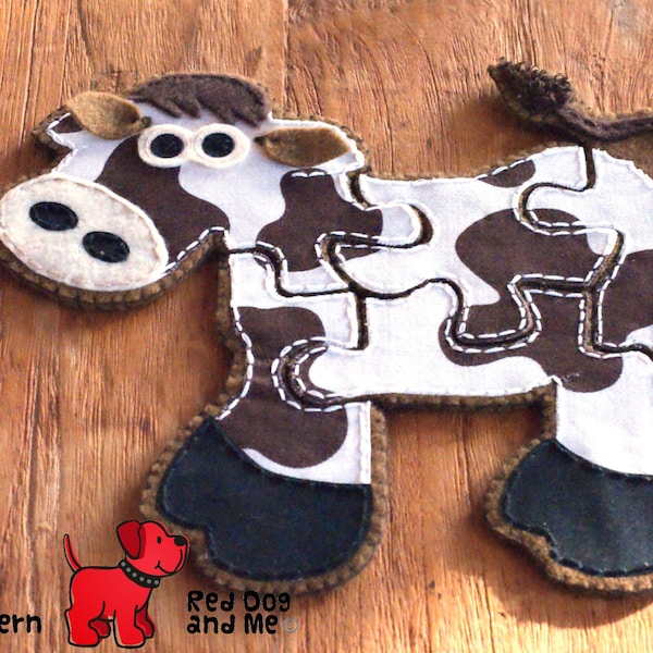 Felt Cow Pattern - Etsy