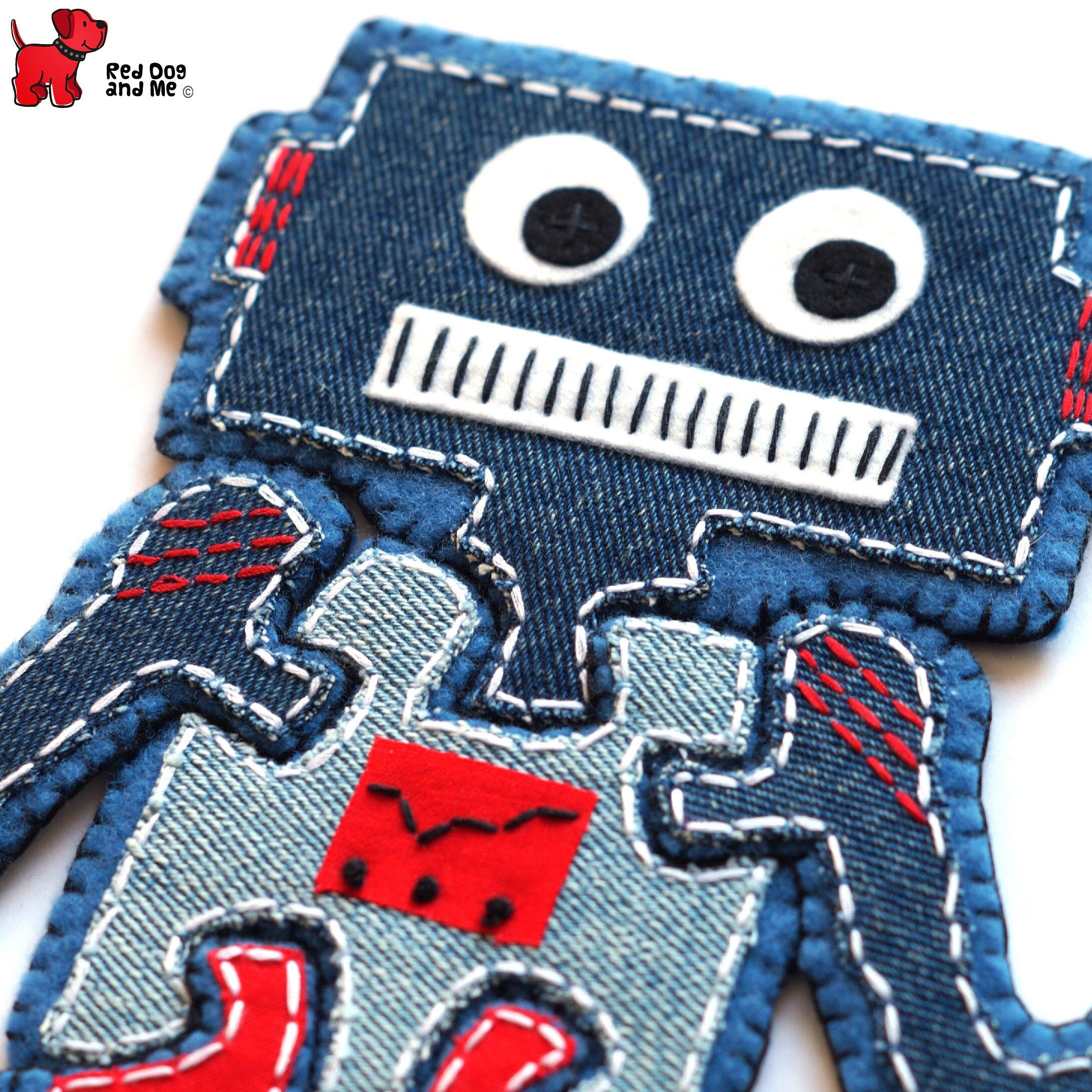 Robot PDF Sewing Pattern 6 Piece Jigsaw Puzzle - Etsy