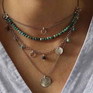 Turquoise Layered Necklace Set for Women, Trending Now Bohemian ...