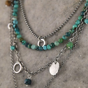 Turquoise Layered Necklace Set for Women, Trending Now Bohemian ...