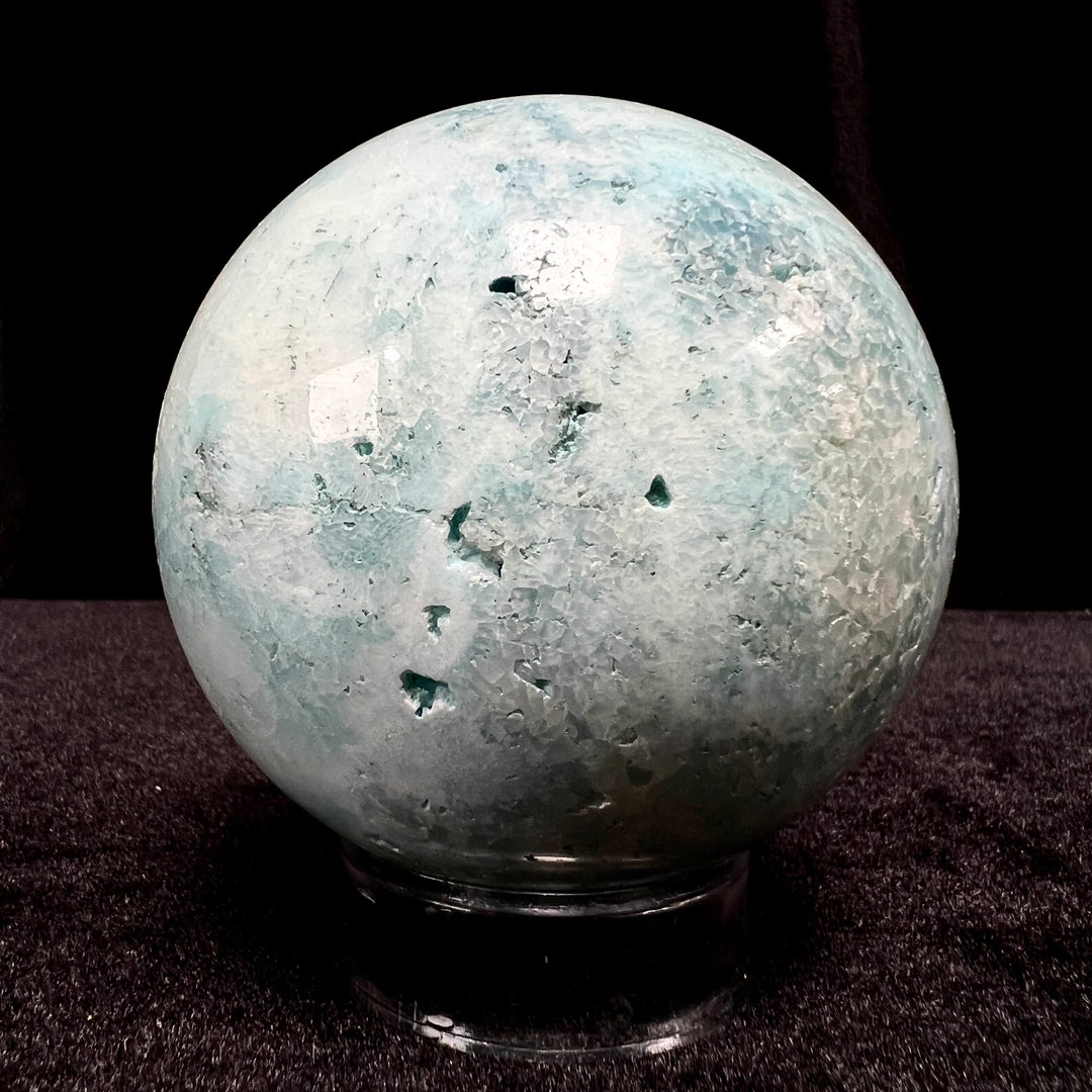 Blue Hemimorphite Sphere - Etsy
