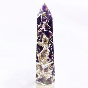 Chevron Amethyst Tower - Etsy