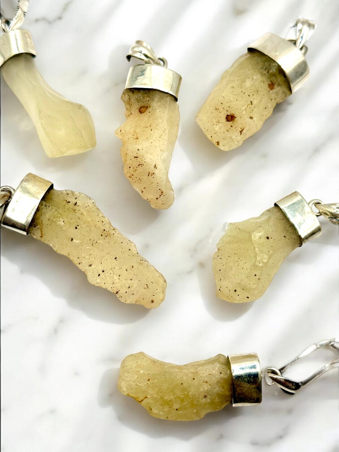 Libyan Desert Glass Assorted Pendants - Etsy