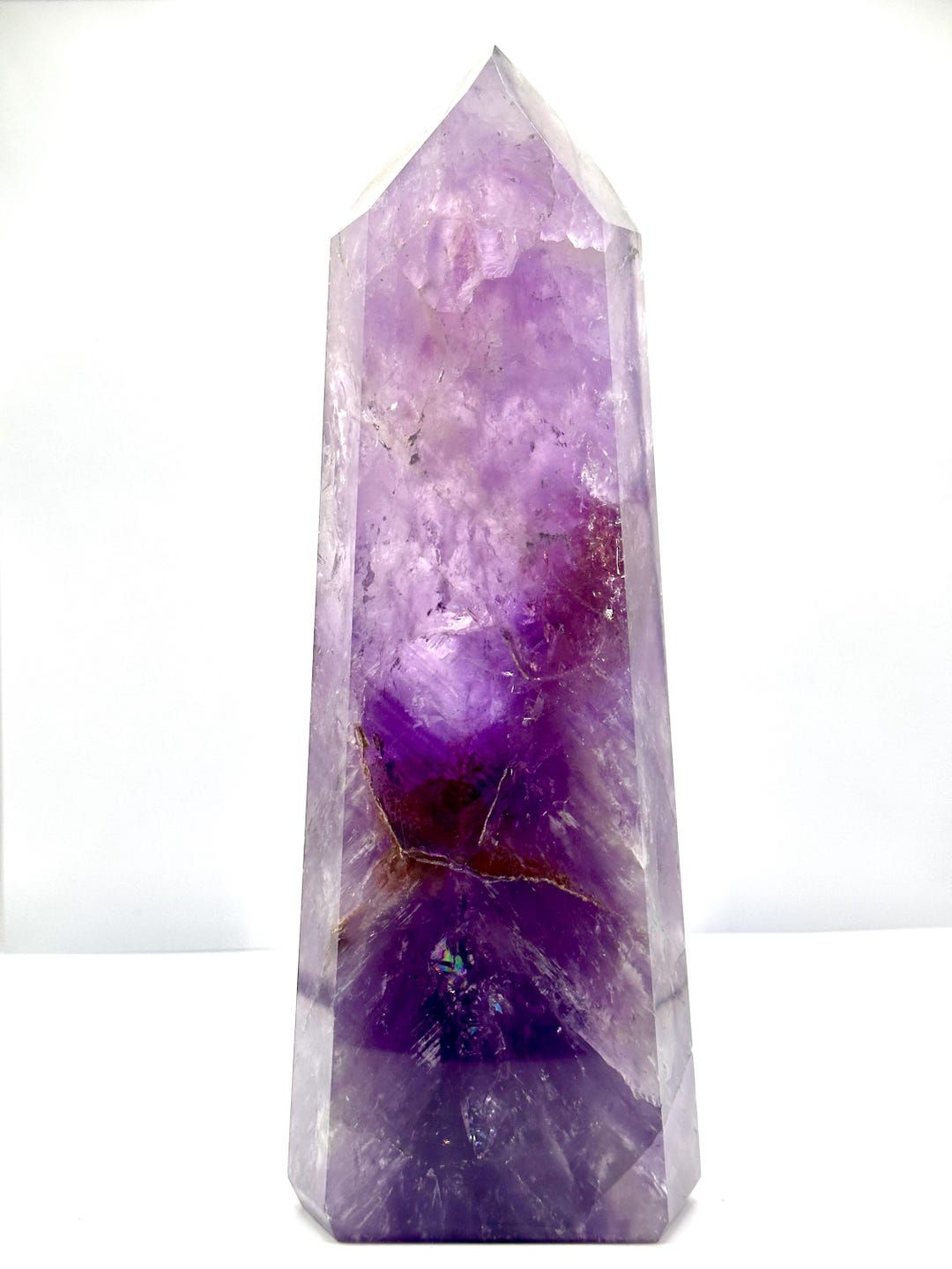 Ameythst Celestial Phantom Quartz Cluster Point - Etsy