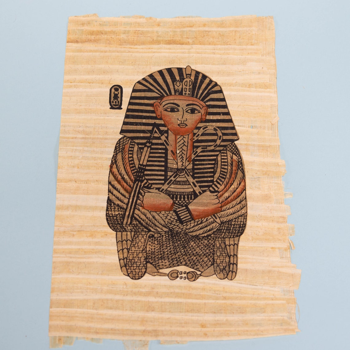 King Tutankhamun Egyptian Papyrus - Etsy