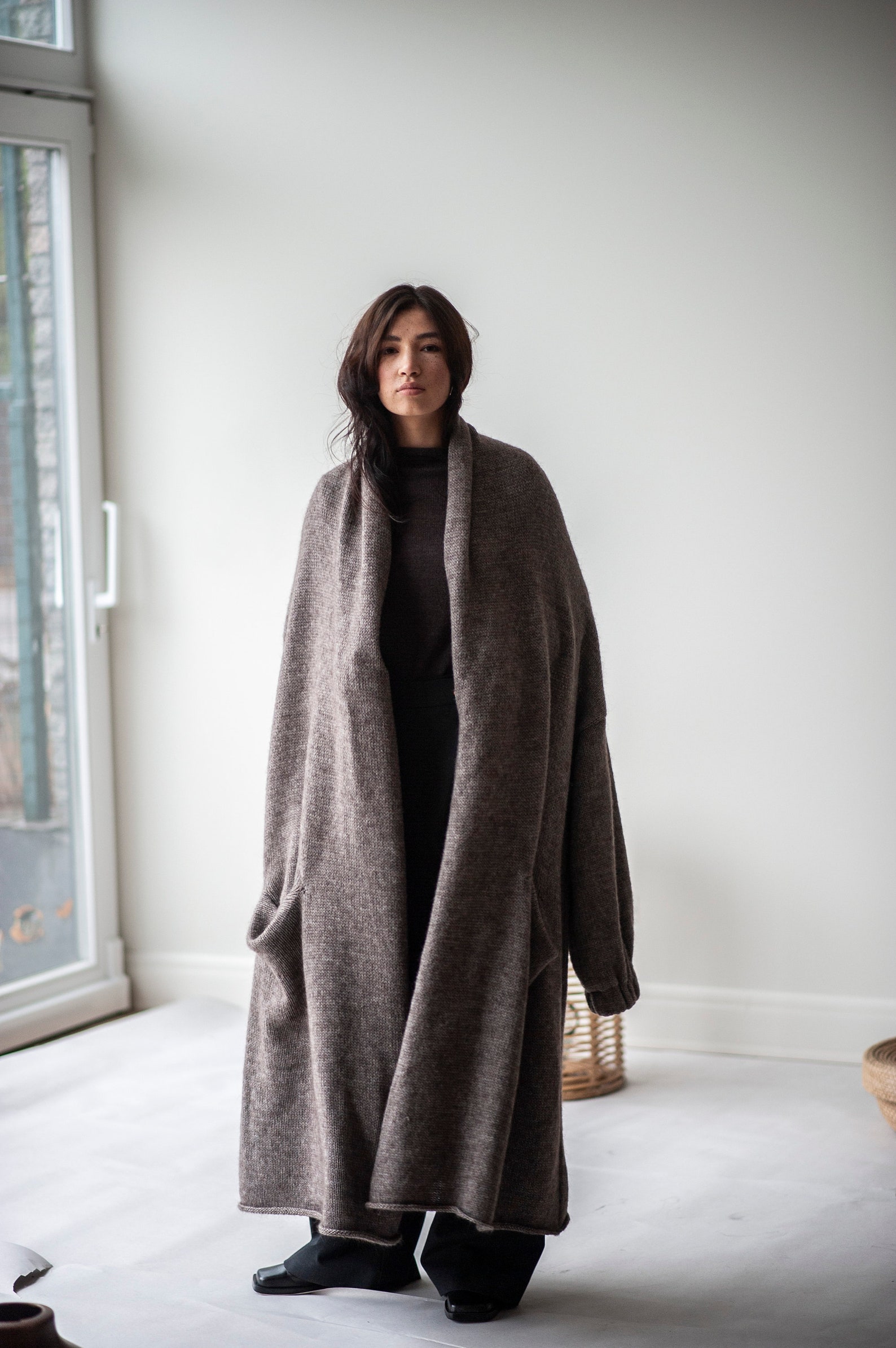 Alpaca Wool Cardigan Sweater for Women / Oversized Knit - Etsy