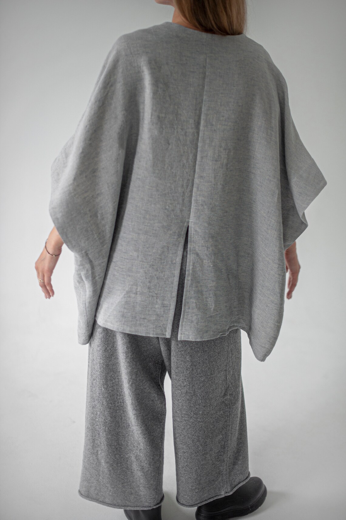 Loose Fit Linen Blouse, Loose Shirt, Oversized Top, Minimal Blouse ...