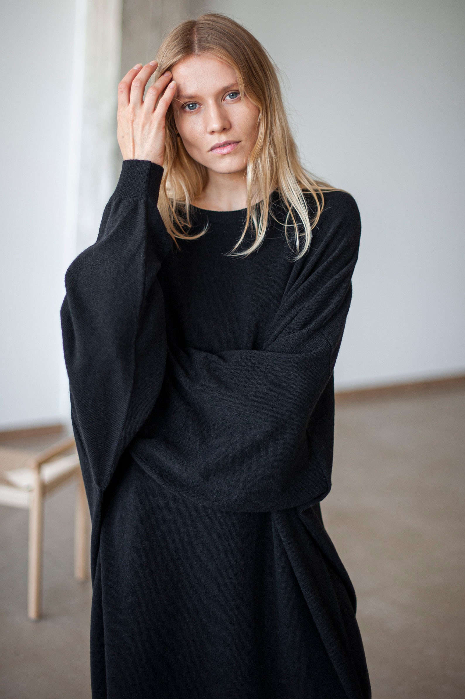 Oversized Dress, Loose Fit Dress, Oversized Sweater Dress, Knitted ...