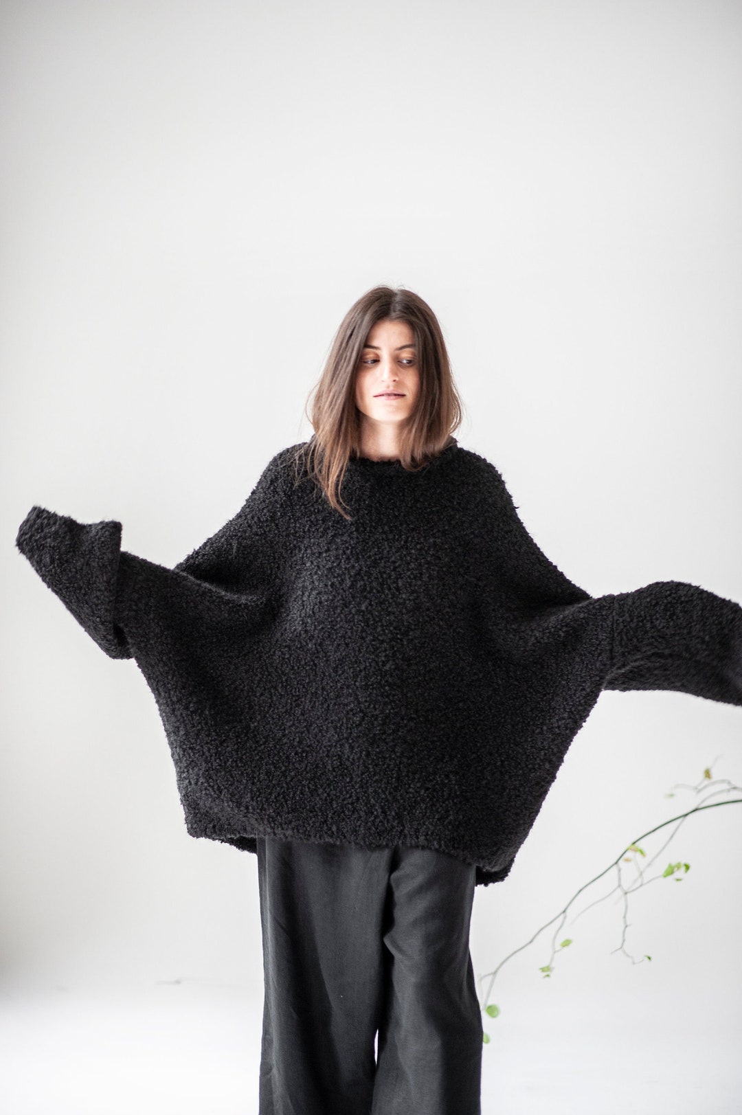 Oversized Sweater, Balloon Sweater, Oversized Jumper, Chunky Sweater ...