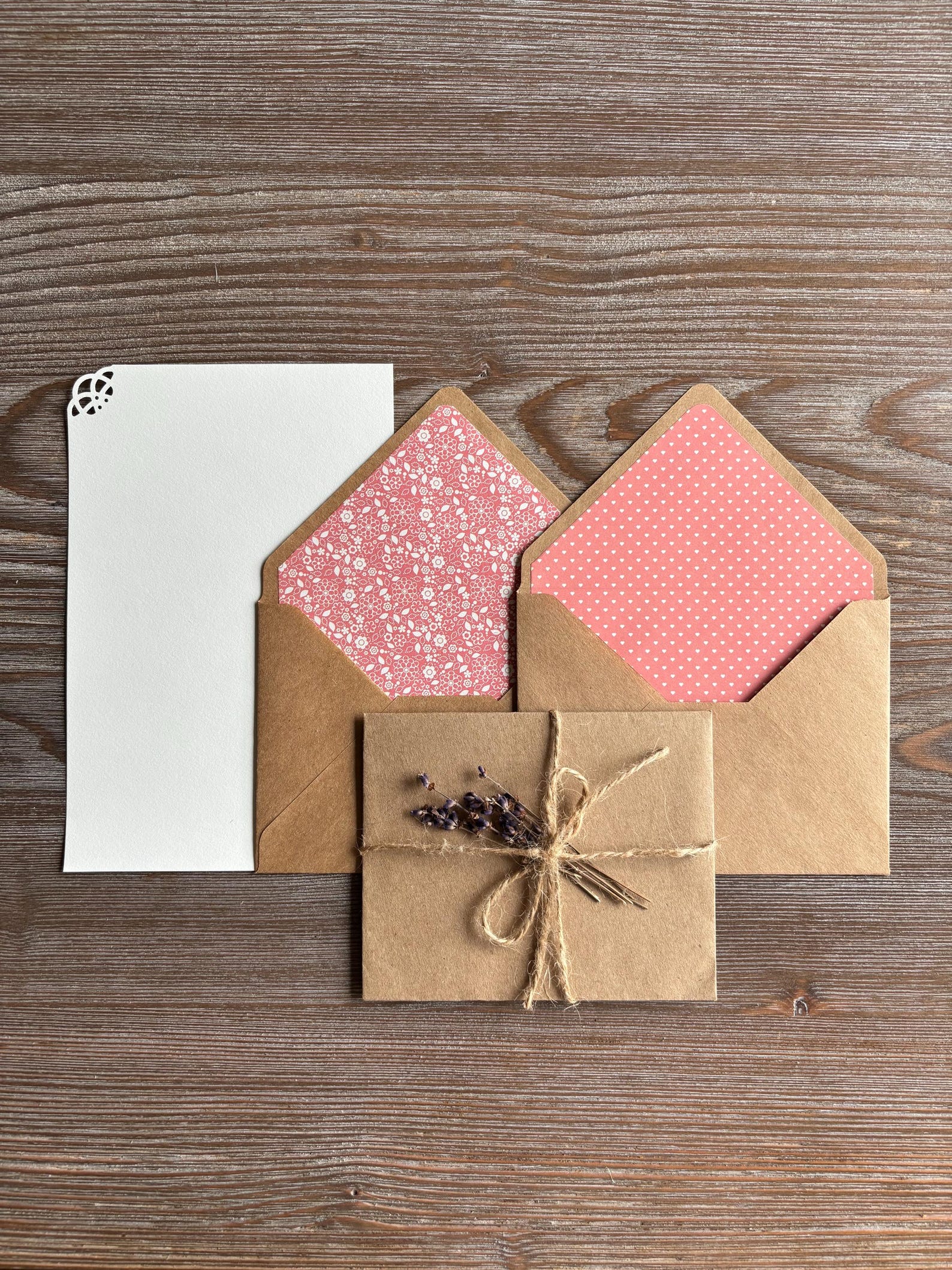 Letter Writing Set, Aesthetic Floral Flowers Heart, Lined Envelopes Set ...