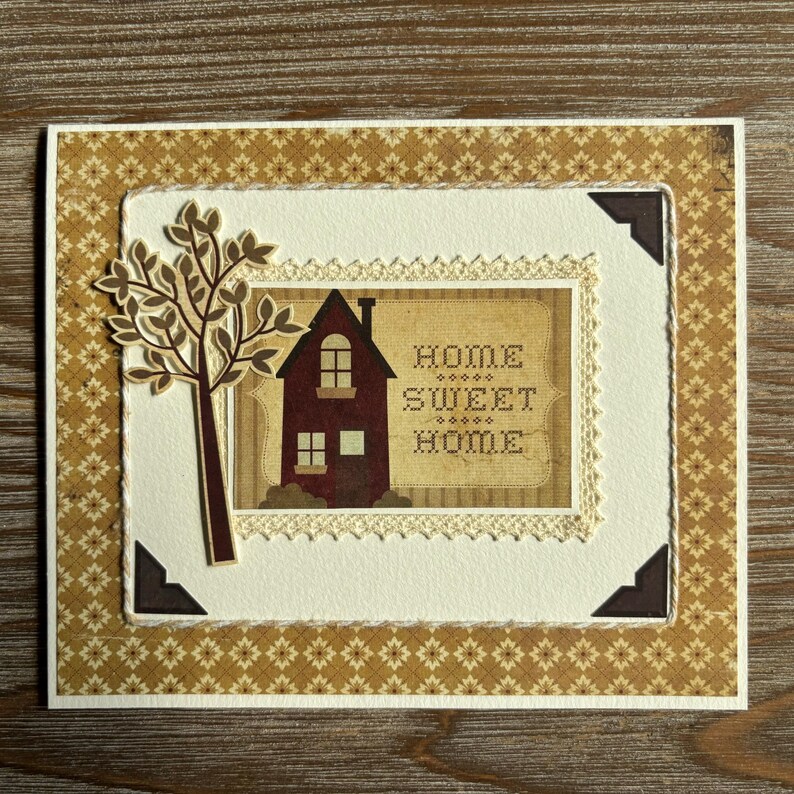 Home Sweet Home Card, Unique Greeting Card for Special Occasion, Family ...