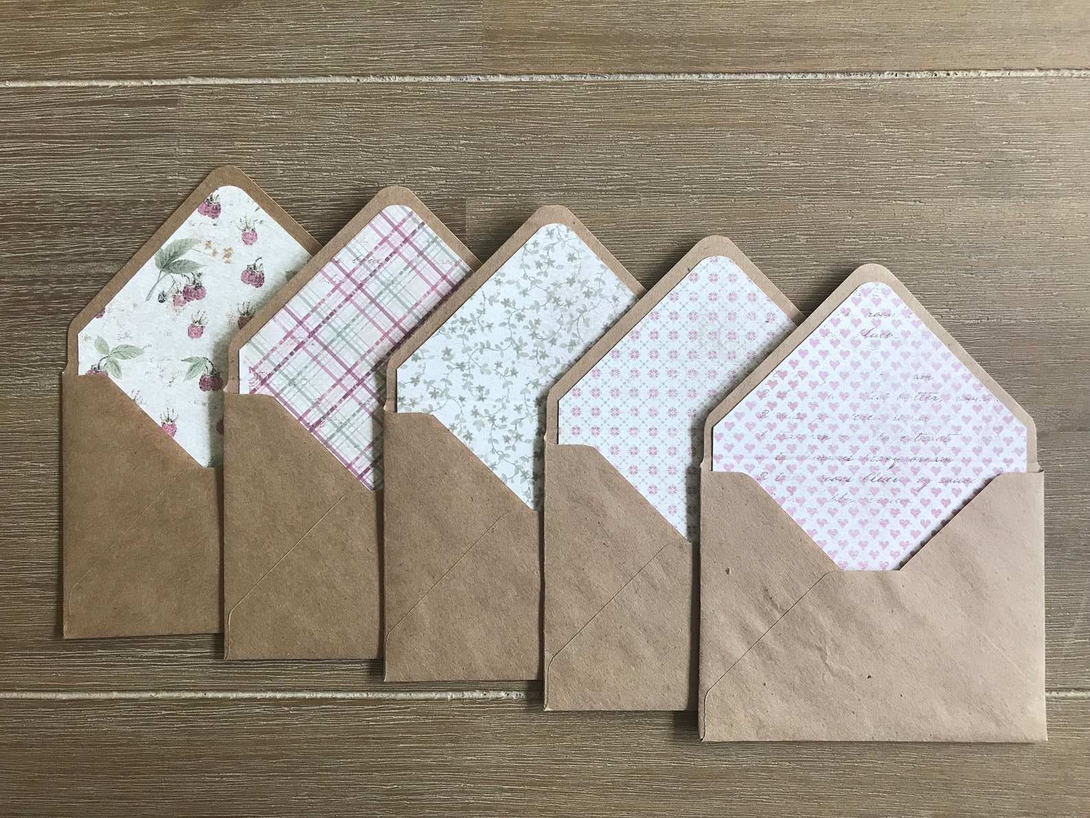 Letter writing set: RANDOM MIX of 10 envelopes 3x4 | Etsy