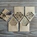 Miniature Lined Envelopes Set, Silver Foil, Romantic Surprise Love ...