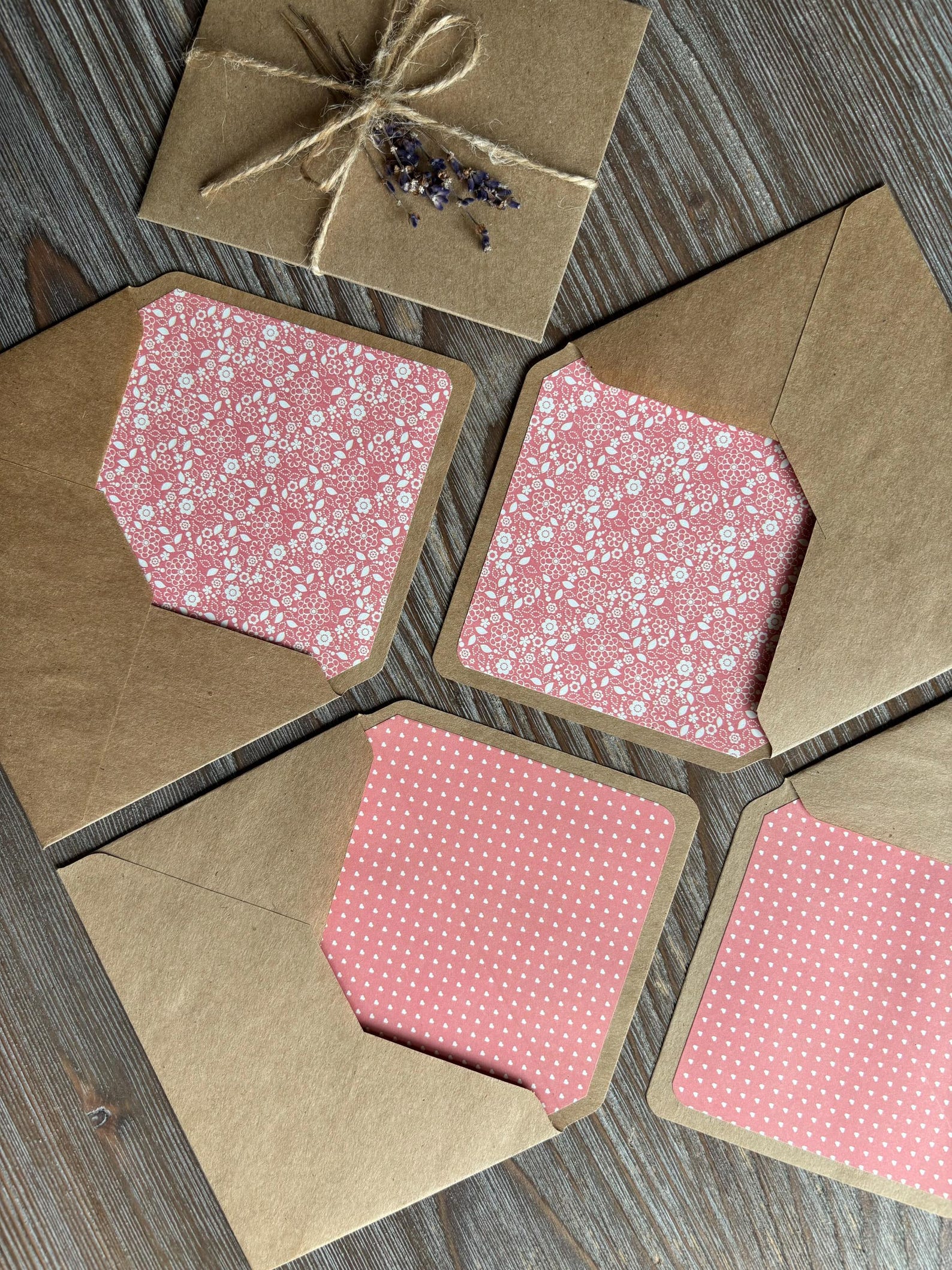 Letter Writing Set, Aesthetic Floral Flowers Heart, Lined Envelopes Set ...