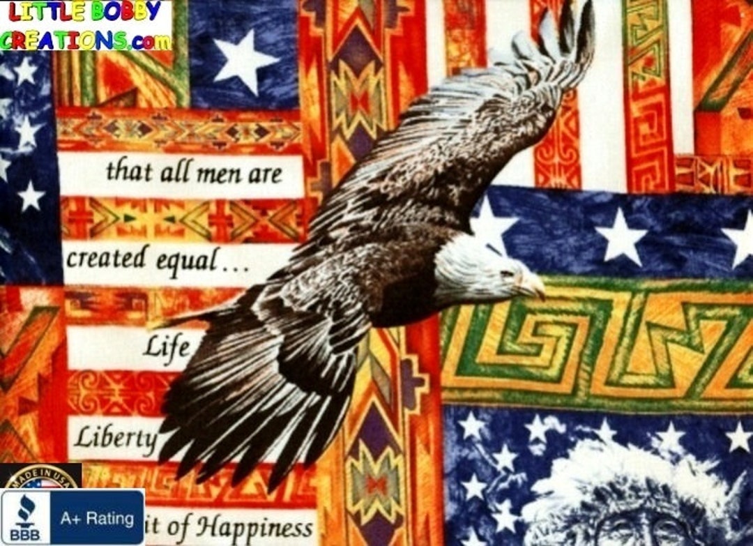 Native American Eagle Lamp Shade - Patriotic Decor - Etsy