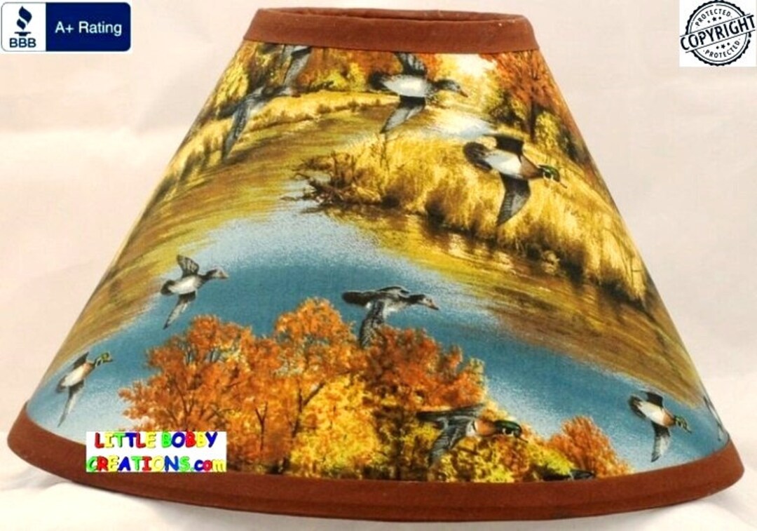 DUCK LAMP SHADE - 1-9 of 36 Shade Fabrics to Choose From! - Made From ...