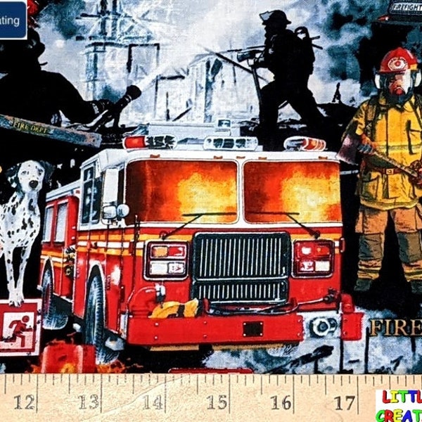 Fireman Fabric - Etsy