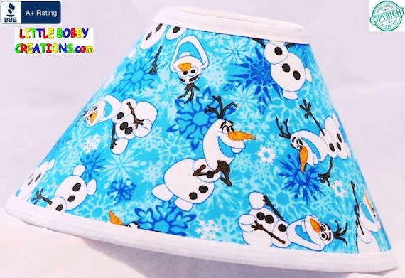 DISNEY FROZEN Lamp Shade 10-14 of 14 Shade Fabrics to Choose - Etsy