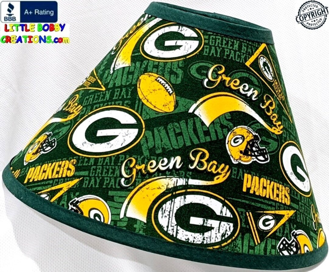 Green Bay Packers Lamp Shade - Licensed NFL Fabric - Etsy