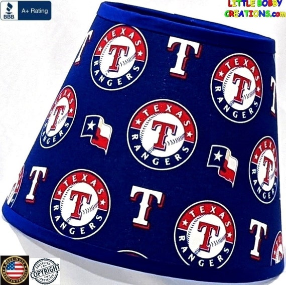 TEXAS RANGERS Lamp Shade 8 Shade Fabrics to Choose From - Etsy