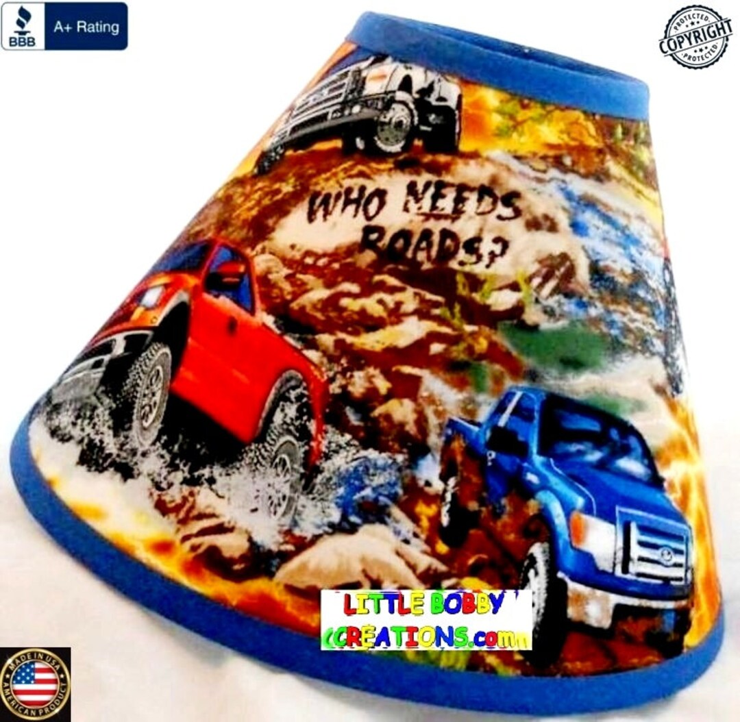 FORD TRUCK Lamp Shade - 4 Shade Fabrics to Choose From! - Made From ...
