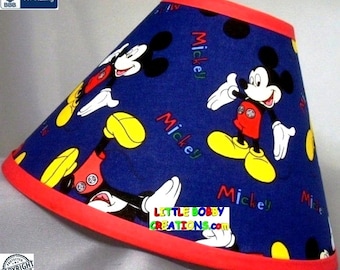 Mickey Mouse Lamp - Etsy