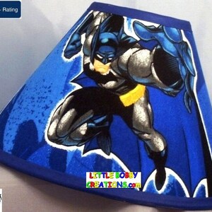 BATMAN LAMP SHADE - 73-81 of 81 Shade Fabrics to Select From! - Each ...