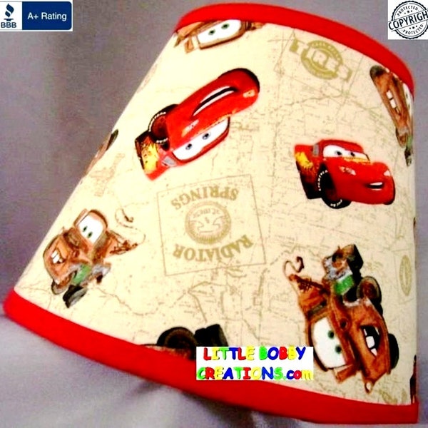 Disneys Cars Lamp - Etsy