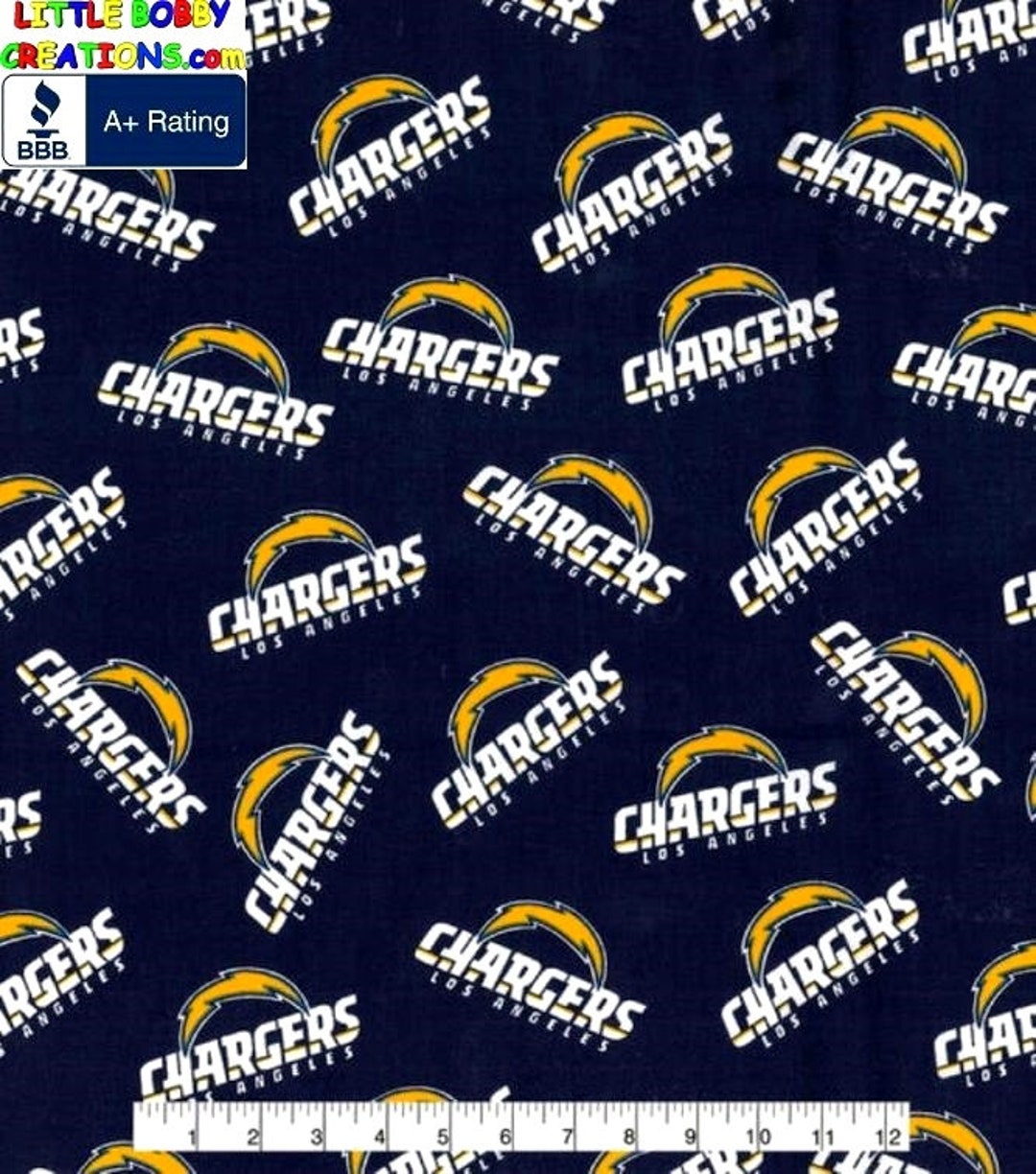 LA CHARGERS Lamp Shade - 3 Shade Fabrics to Choose From! - Made From ...