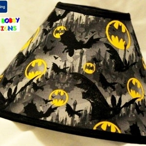 BATMAN LAMP SHADE - 73-81 of 81 Shade Fabrics to Select From! - Each ...