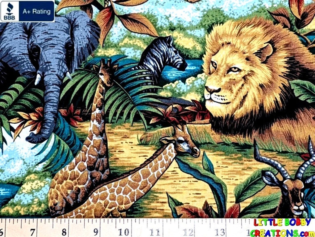 AFRICAN WILDLIFE Lamp Shade 9 Shade Fabrics to Choose From Made From ...