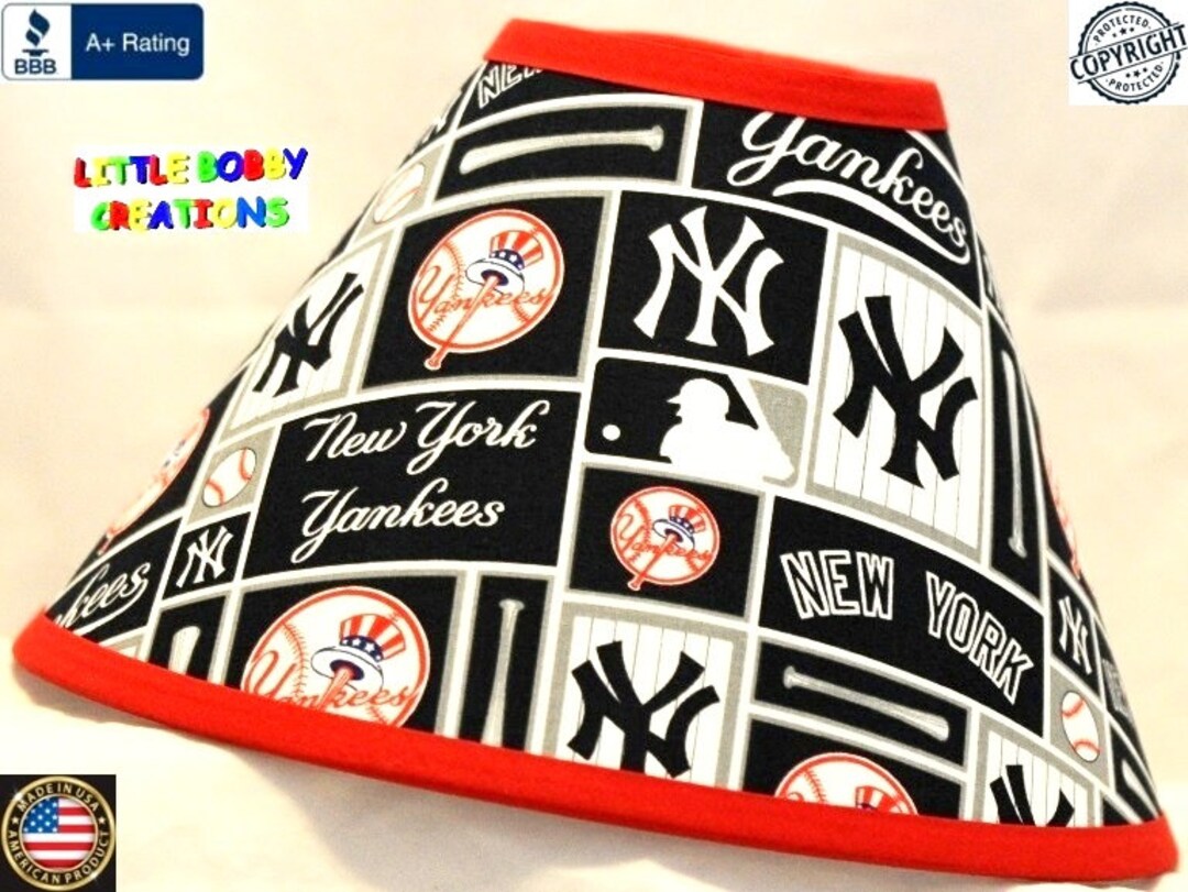 NEW YORK YANKEES Lamp Shade - 10-18 of 18 Shade Fabrics to Choose From ...
