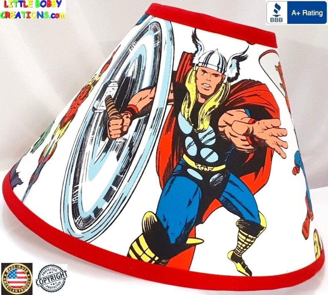 THOR LAMP SHADE 5 Shade Fabrics to Select From Each Lamp - Etsy
