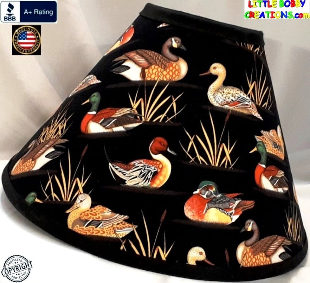 DUCK LAMP SHADE 10-18 of 36 Shade Fabrics to Choose From Made From ...