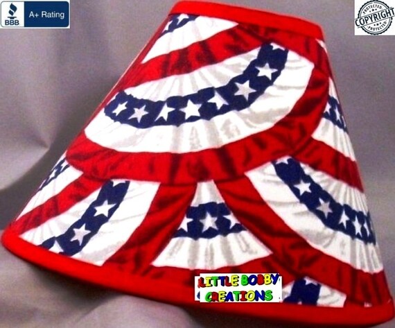 PATRIOTIC AMERICAN FLAG Lamp Shade 19-27 of 54 Shade Fabrics - Etsy