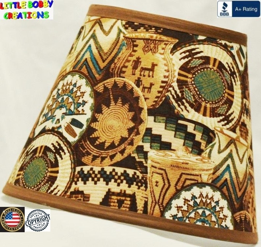 NATIVE AMERICAN Lamp Shade - 10-16 of 19 Shade Fabrics to Choose From ...
