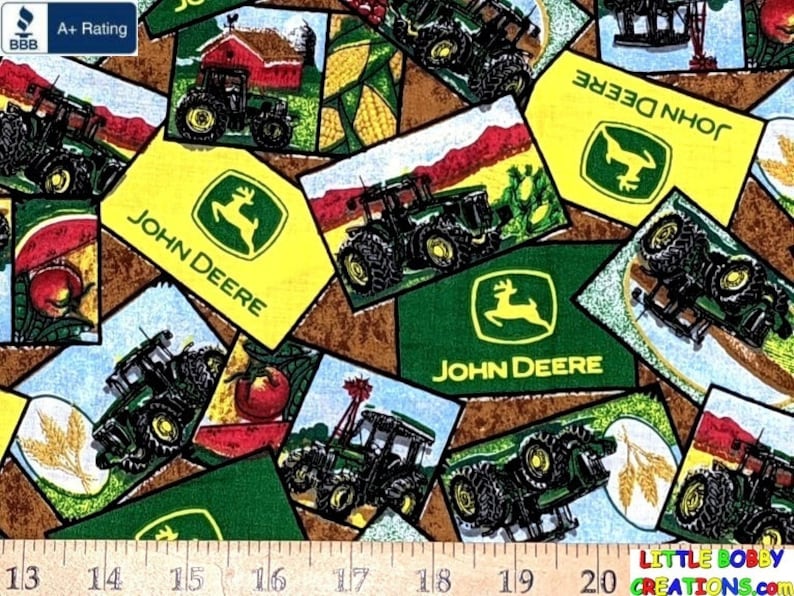 JOHN DEERE TRACTOR Lamp Shade 19-27 of 36 Shade Fabrics to | Etsy