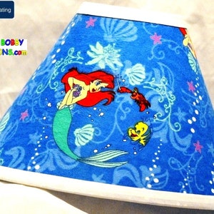 LITTLE MERMAID Lamp Shade - 7 Shade Fabrics to Choose From! - Made From ...
