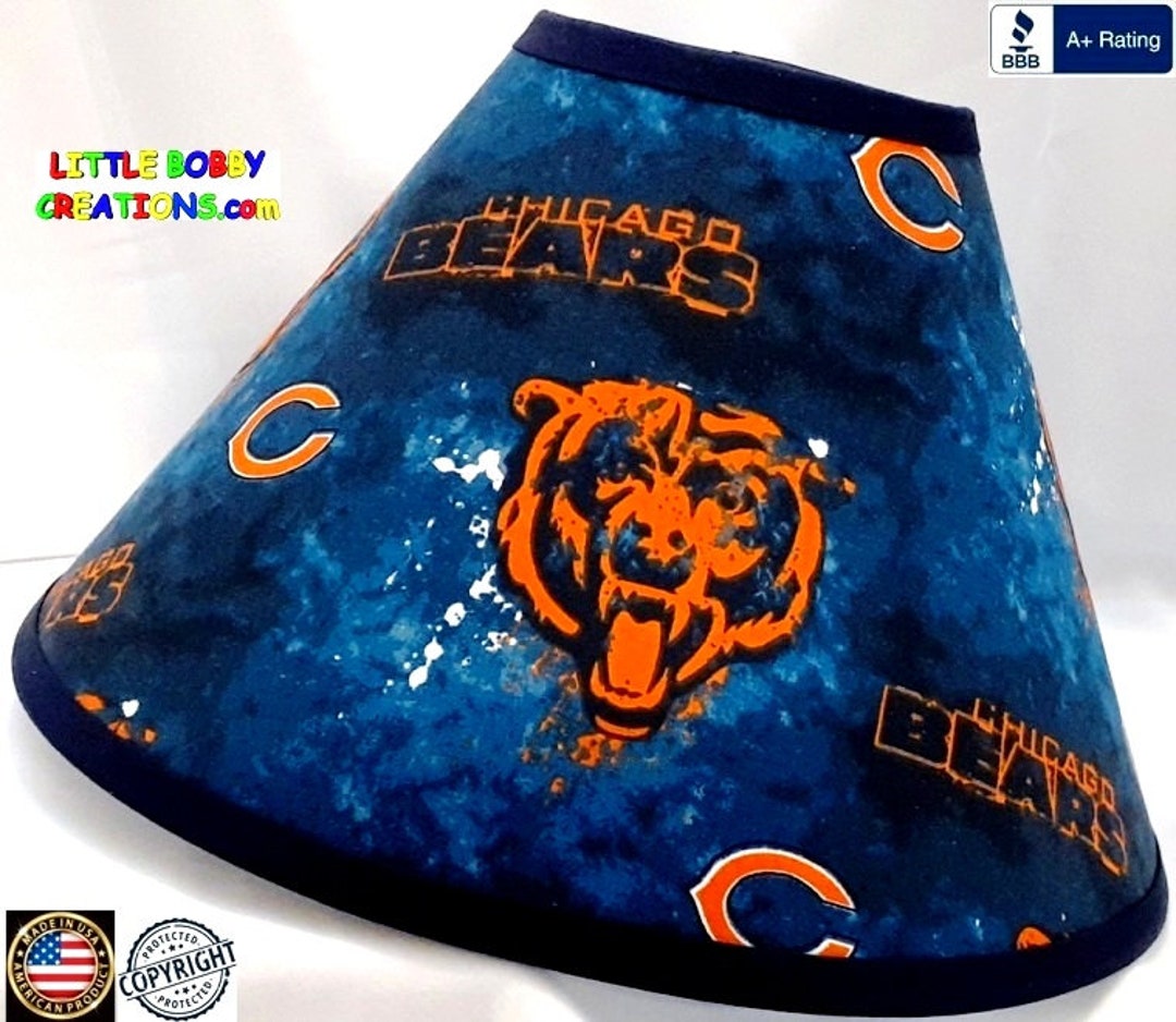 Chicago Bears Lamp Shade - NFL Licensed Fabric - Etsy