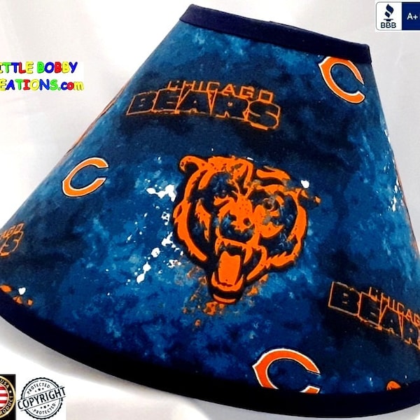 Chicago Bears Fabric - Etsy