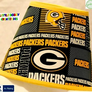 Green Bay Packers Lamp Shade - Licensed NFL Fabric - Etsy