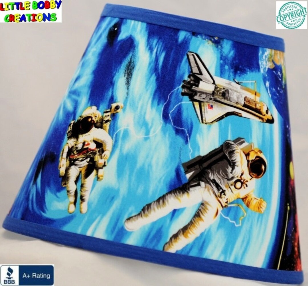 ASTRONAUT SPACE SHUTTLE Lamp Shade - 1-9 of 26 Shade Fabrics to Choose ...