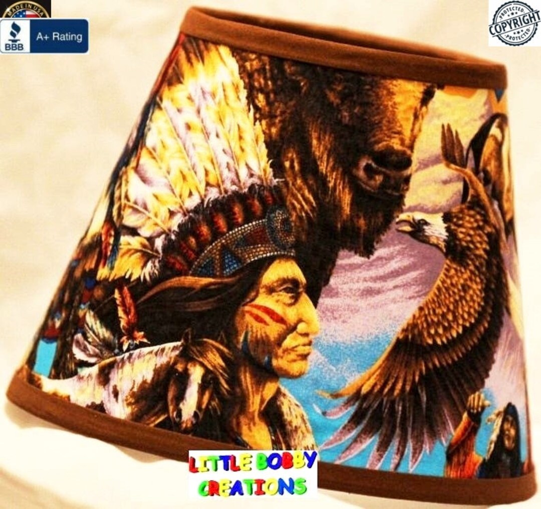 NATIVE AMERICAN Lamp Shade - 1-9 of 19 Shade Fabrics to Choose From ...