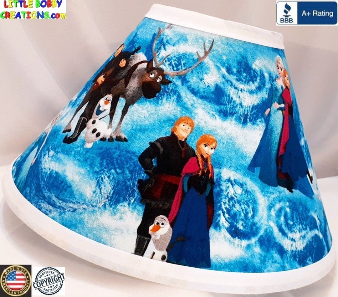 DISNEY FROZEN Lamp Shade - 1-9 of 14 Shade Fabrics to Choose From ...