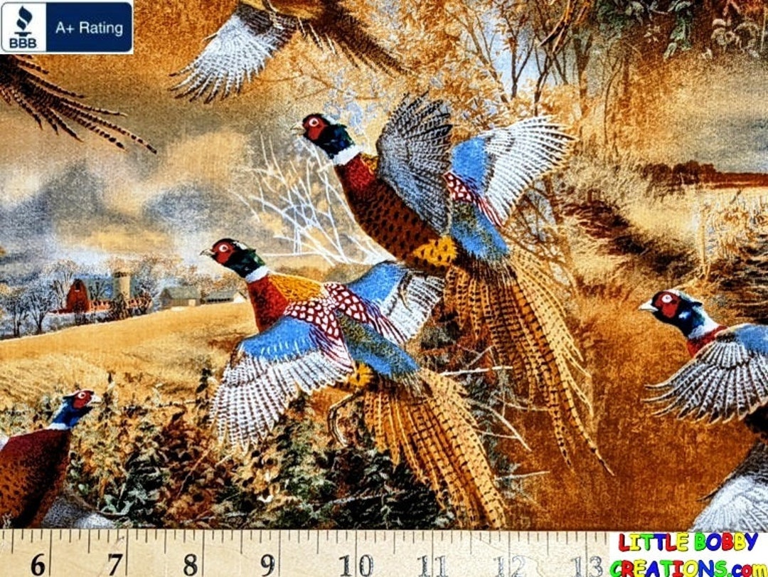 PHEASANT LAMP SHADE - 6 Shade Fabrics to Choose From! - Made From ...