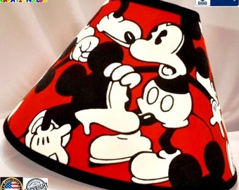 Mickey Mouse Lamp - Etsy