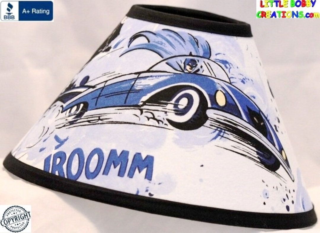 BATMAN LAMP SHADE - 46-54 of 81 Shade Fabrics to Select From! - Each ...