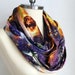 Galaxy Infinity Scarf Space Scarf Milky Way Galaxy Pattern Cotton Scarf ...