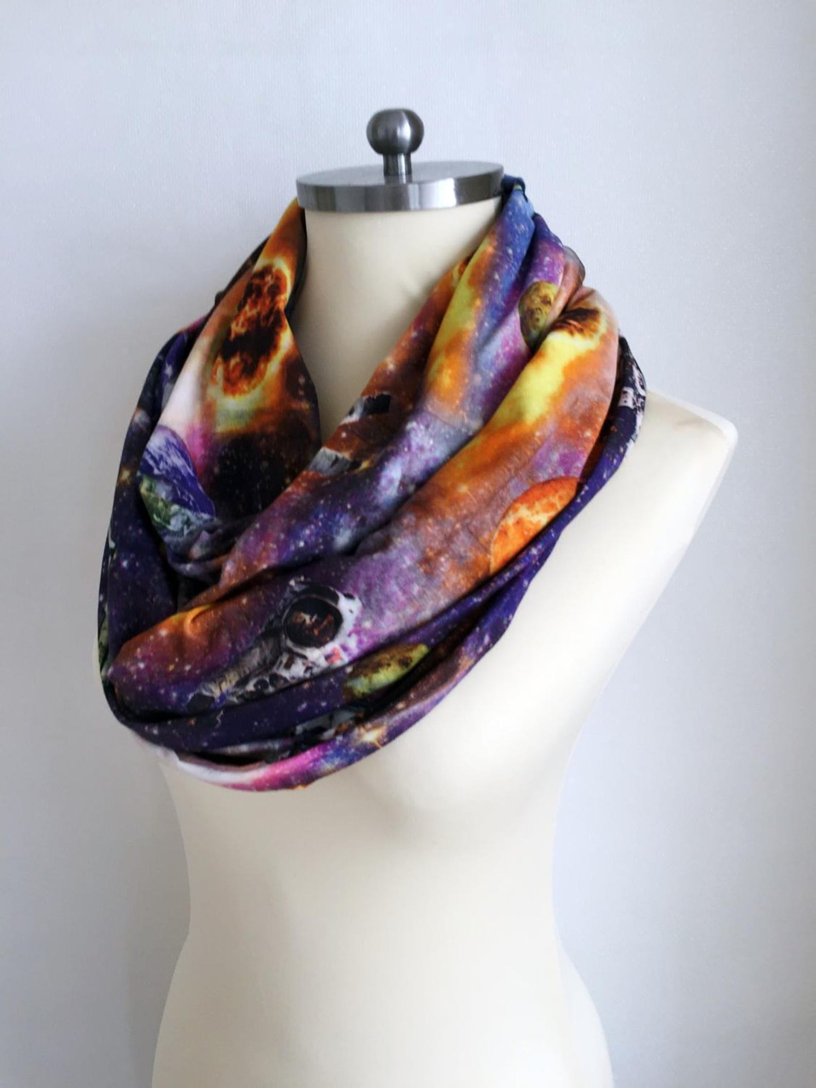 Galaxy Infinity Scarf Space Scarf Milky Way Galaxy Pattern - Etsy